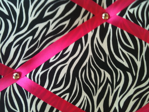 Zebra Hot Pink Notice Board – The Notice Board Store